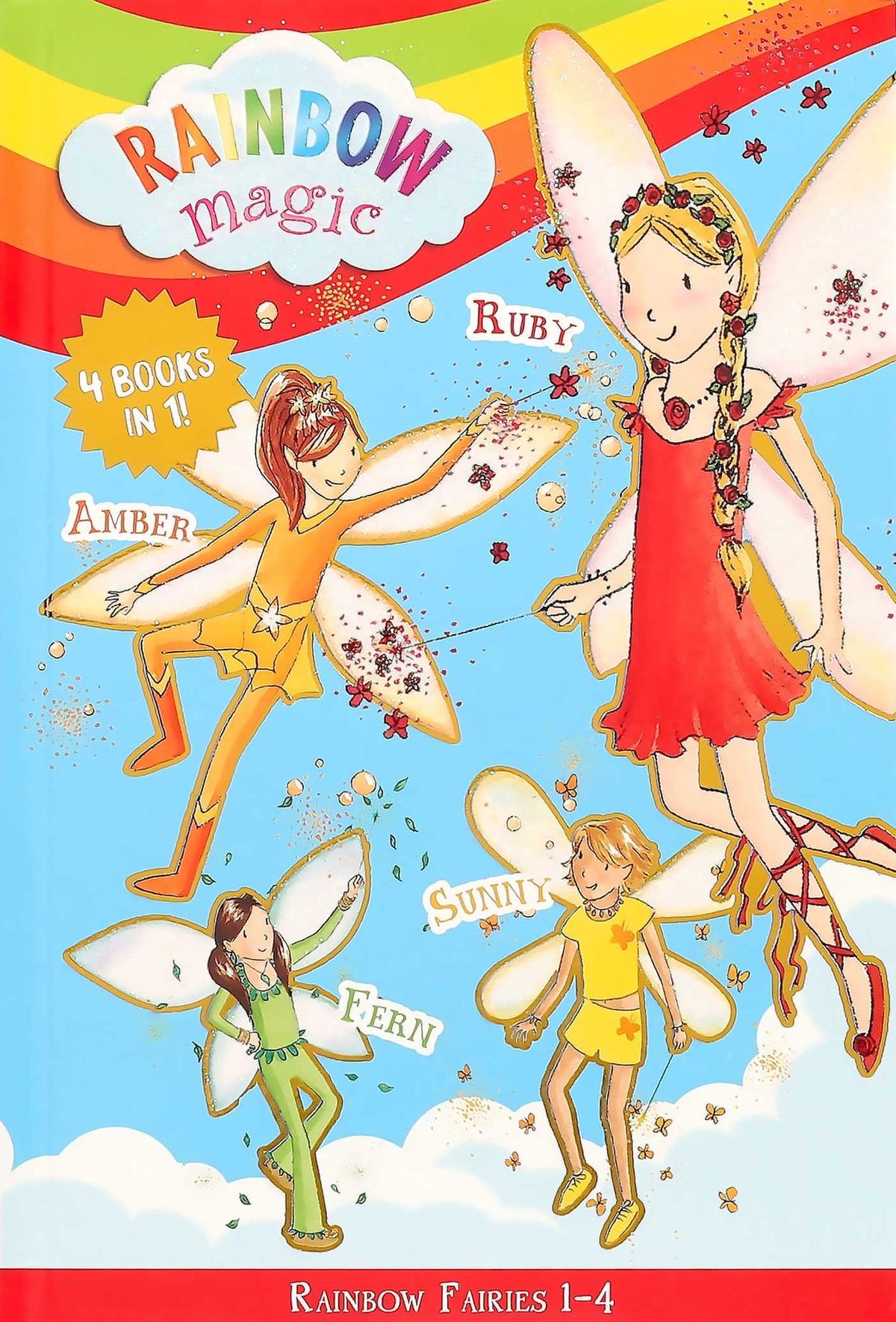 Rainbow Magic Rainbow Fairies: Books #1-4: Ruby the Red Fairy, Amber t
